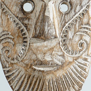 Mask of Timor Wall Decor, Mask on Stand, Ceremonial Statue, Sculpture ...