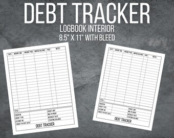 Tracker Logbook - Etsy