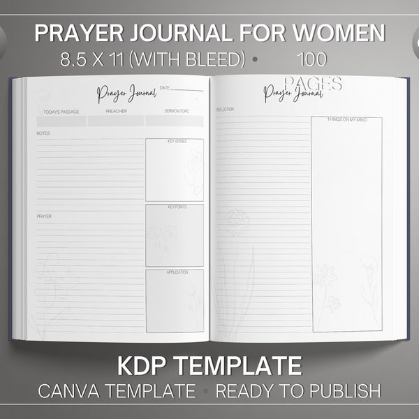 Prayer Journal Printable - Etsy