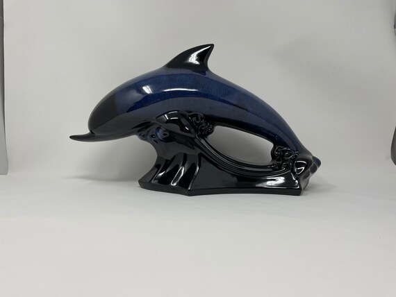 Blue Mountain Pottery Leaping Dolphin - Etsy