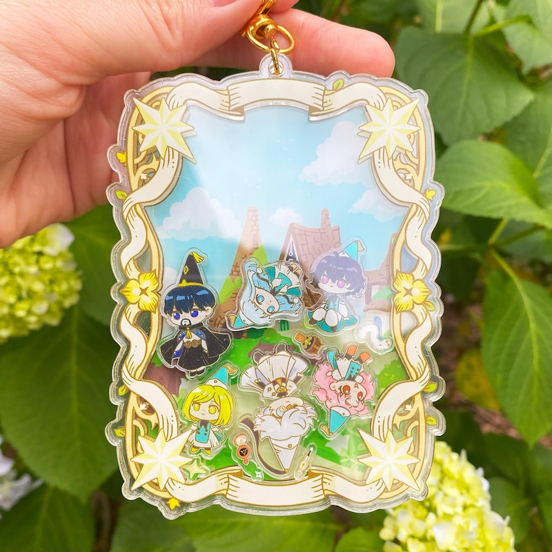 Anime Witch Lanyard - Etsy