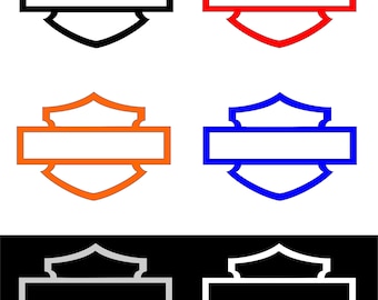 Harley Davidson Vinyl Decal | Etsy