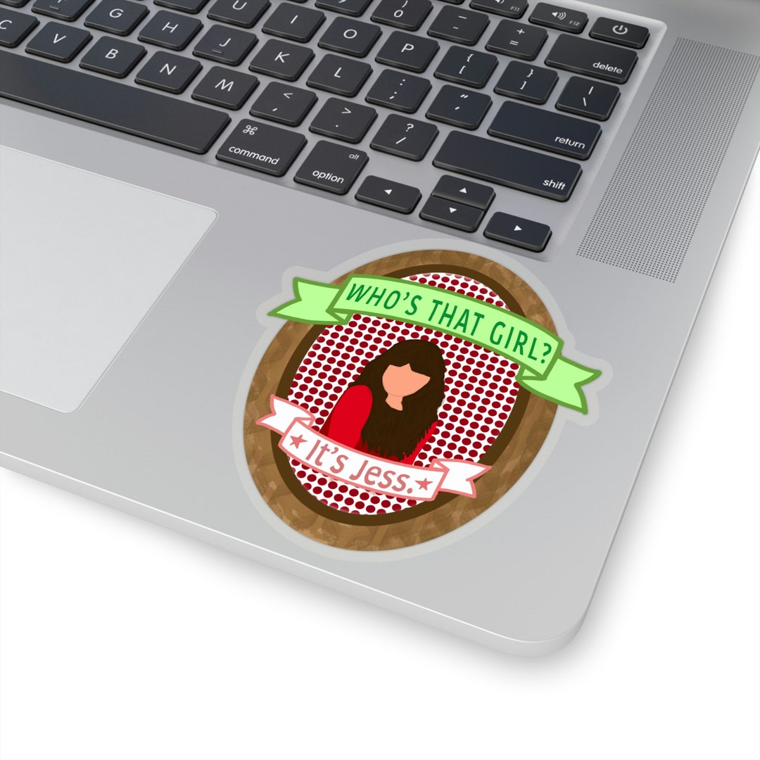 Who's That Girl It's Jess New Girl Sticker, New Girl Fan Art Sticker ...