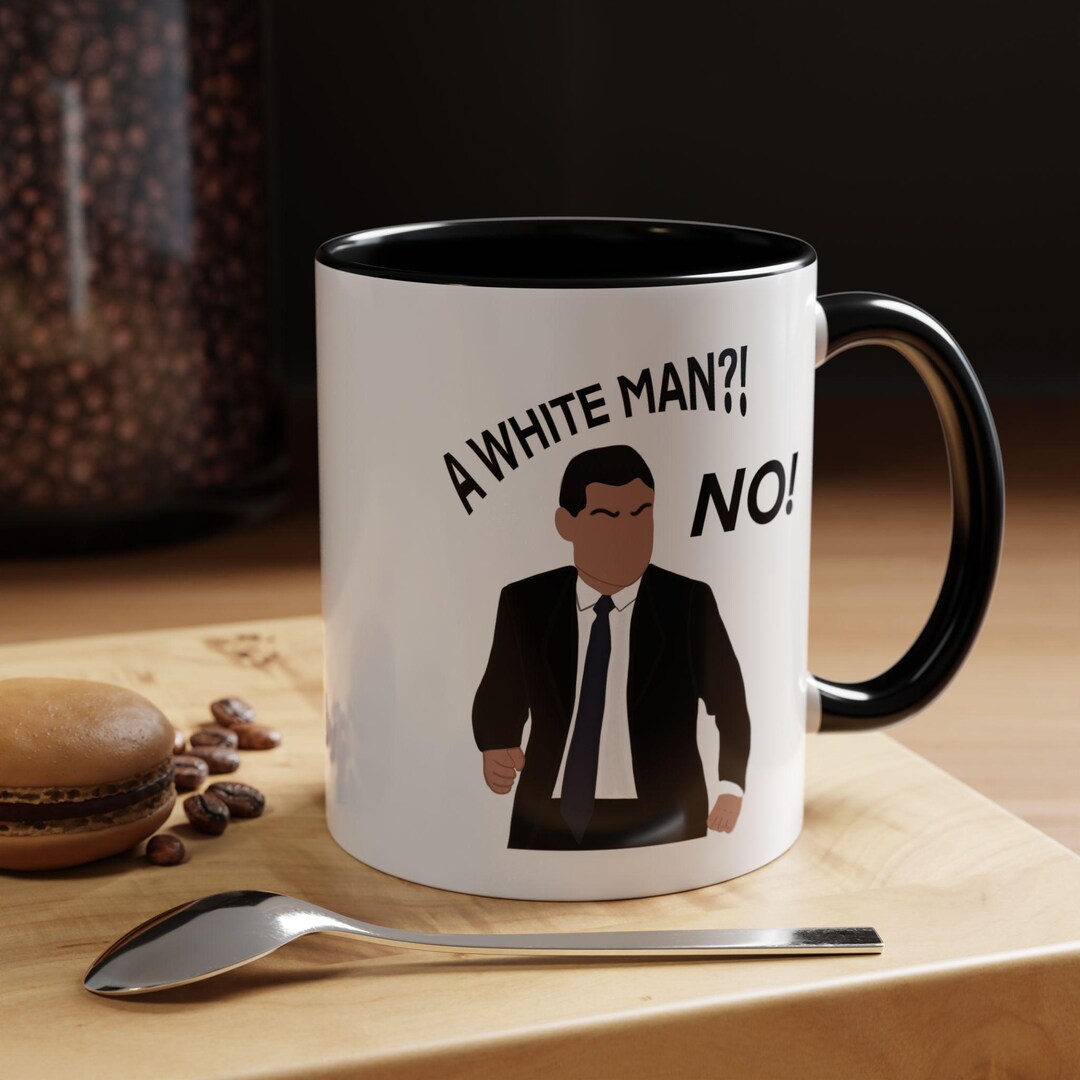 A White Man? No! New Girl Mug, New Girl Schmidt Mug, TV Quotes Mug ...