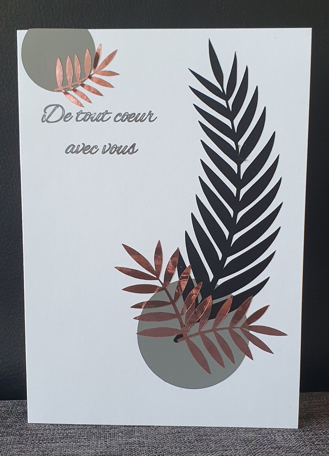 Set of 3 mourning cards Condolence card mourning card in | Etsy