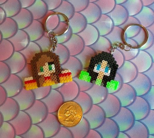 Custom Pair of Mini Minecraft Character's Skin Head on a - Etsy