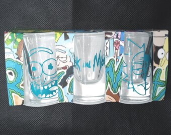 Stained Glass Rick and Morty | Etsy