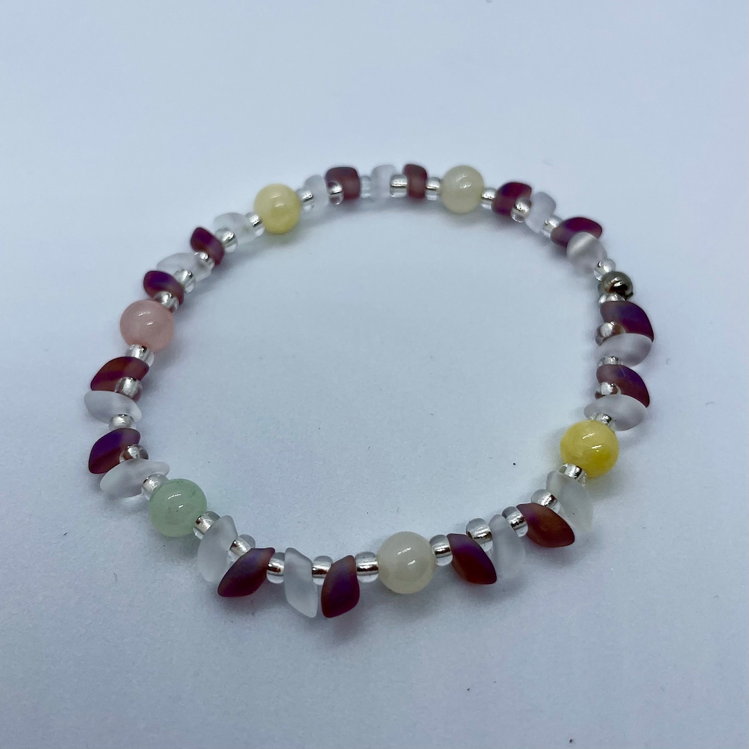 Handmade Natural Nephrite Bead Bracelets - Etsy