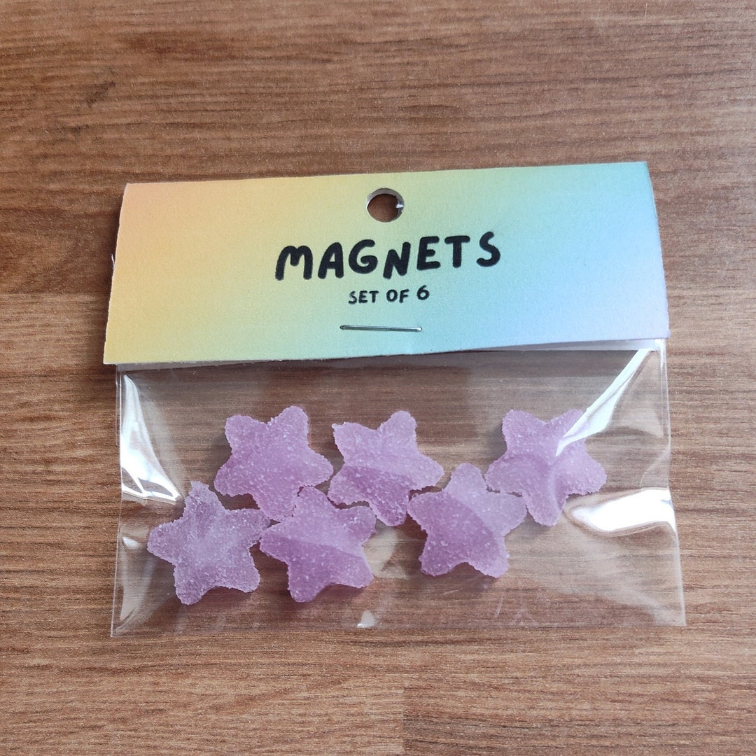 Purple Star Magnets Cute Magnets for Fridge - Etsy