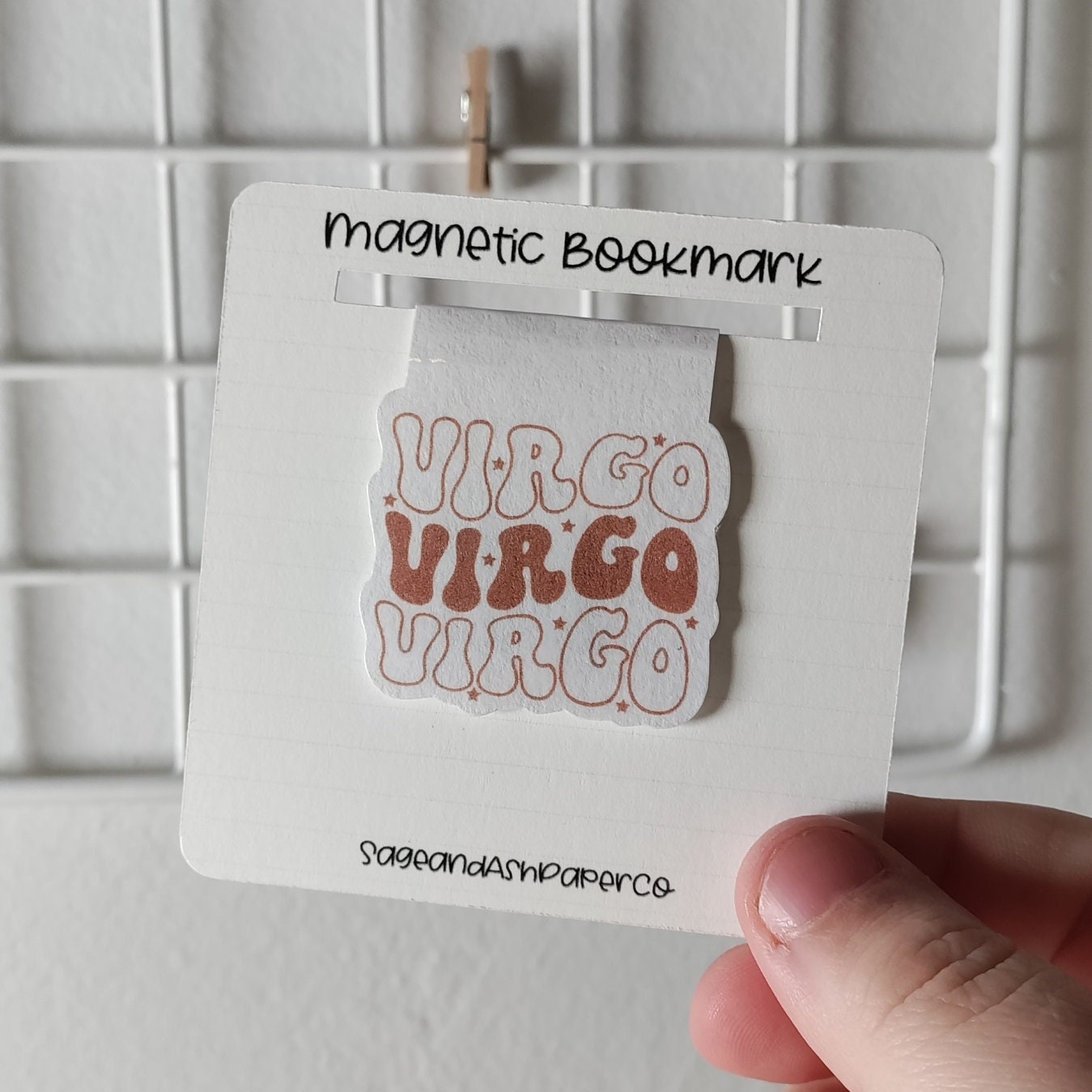 Virgo Zodiac Magnetic Bookmarks, Magnetic Bookmark Set, Gifts for Book ...