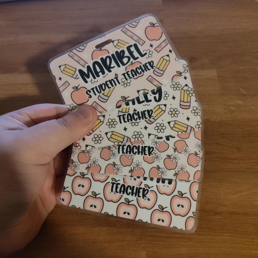 Custom Laminated Name Tags for Teachers | Name Tags for Teachers | Name ...