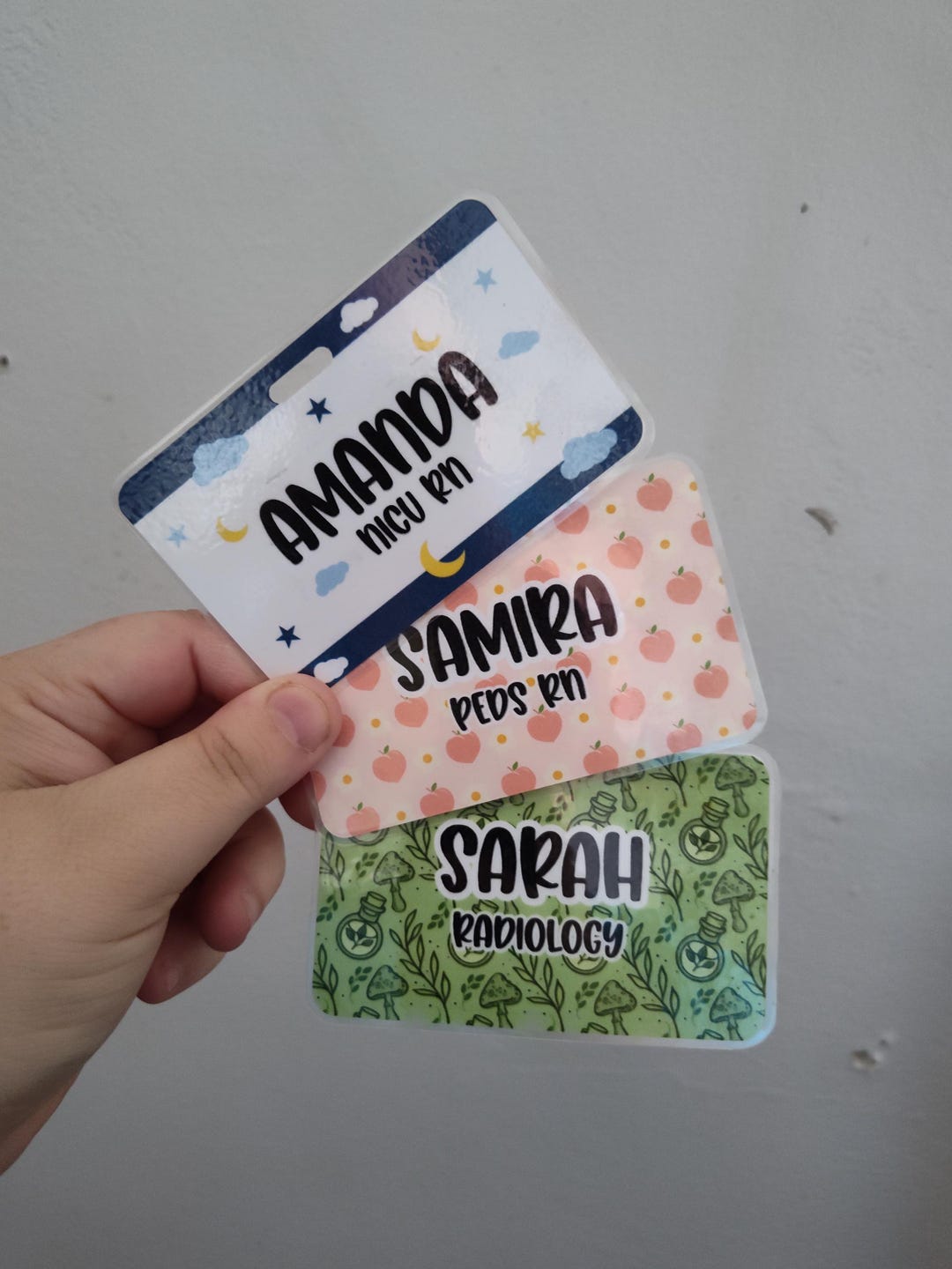 Custom Laminated Name Tags | Name Tags for Nurses | Name Badge for ...