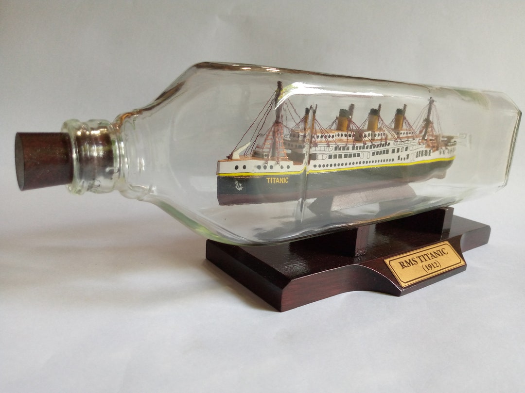 Legendary Titanic Ship in Bottle Very Exclusive - Etsy