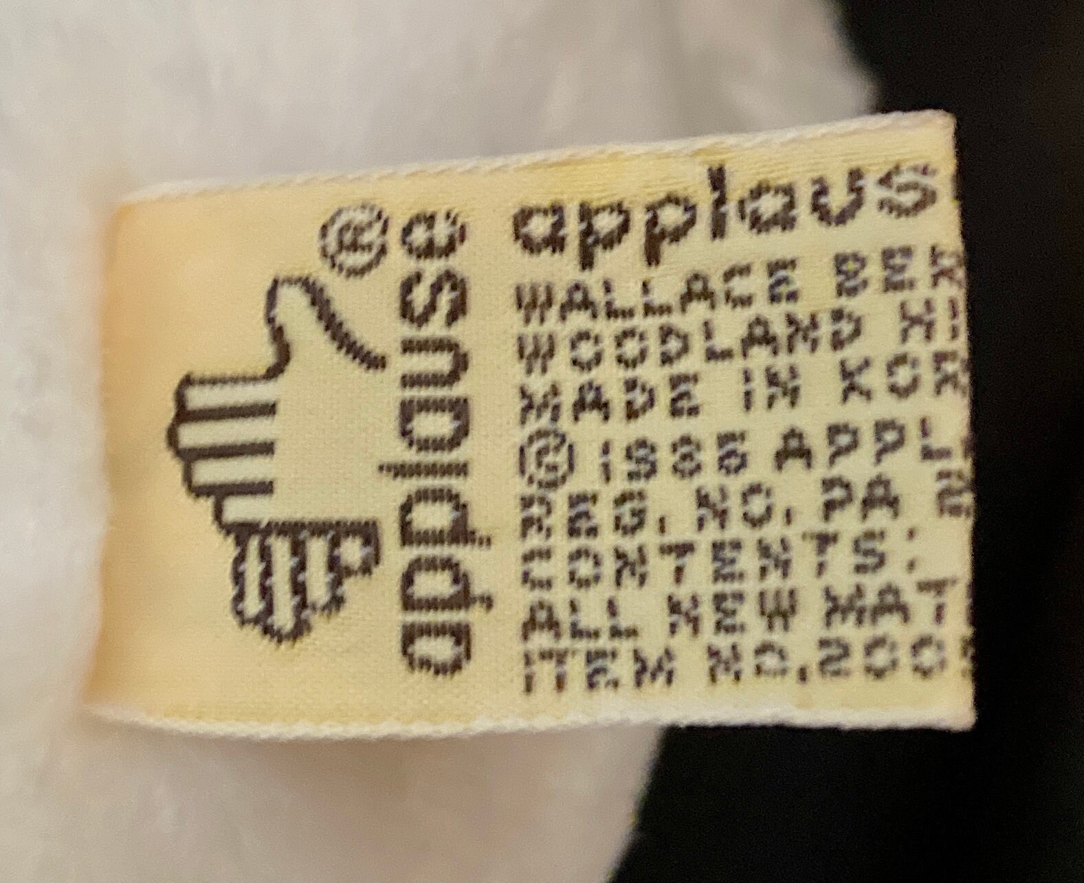 Rare Vintage Applause Teddy Bear - Etsy UK