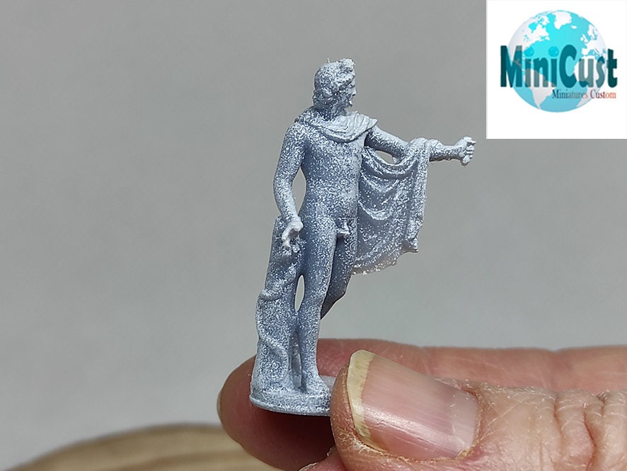CUSTOM APOLLO Miniature ROMAN Sculpture. Paint Ready 3D - Etsy