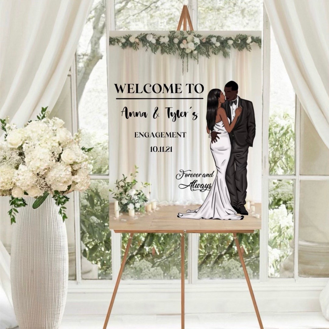 Personalised Wedding Sign | Engagement | Party Event Board | Couple - Etsy