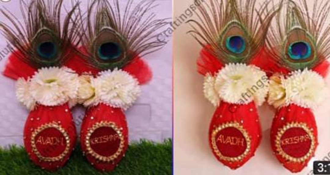 Customized Name Coconut Decorative Nariyal for Pooja Decorated Nariyal ...
