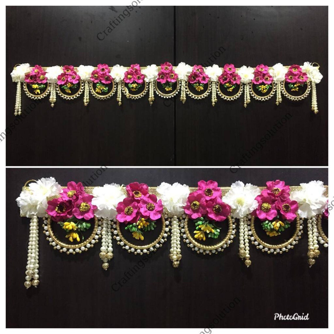 Door Hanging Valance Toran Bangle Crafts Colorfull Toran Beads ...