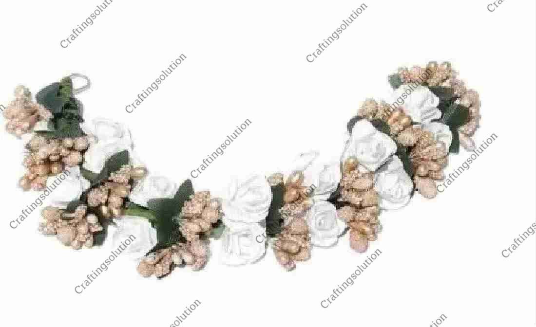 Artificial Rose Flower Gajra Hair Accessories Jewellery Hair Decor ...
