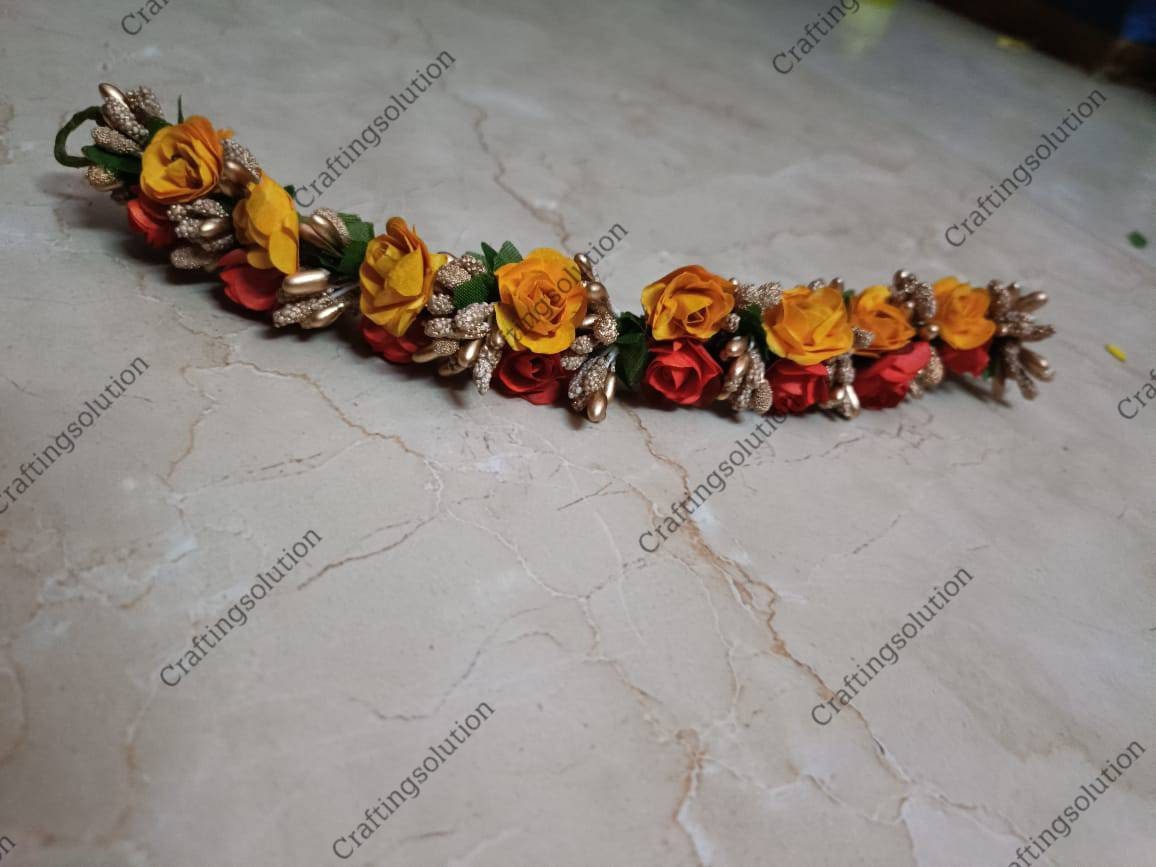 Artificial Rose Flower Gajra Hair Accessories Jewellery Hair - Etsy