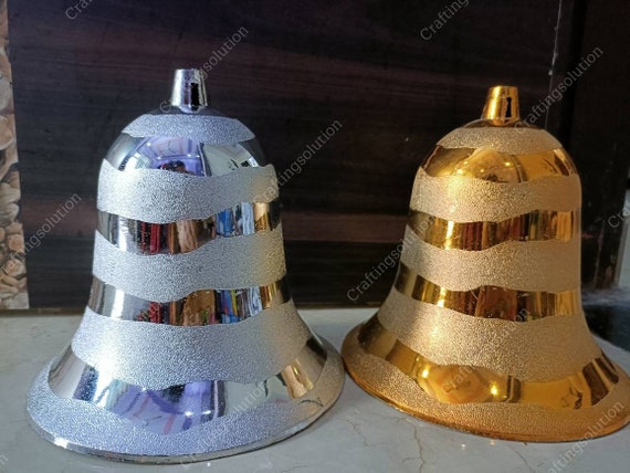 Plastic Wedding Decorations Silver Bell Decoration Bell Silver