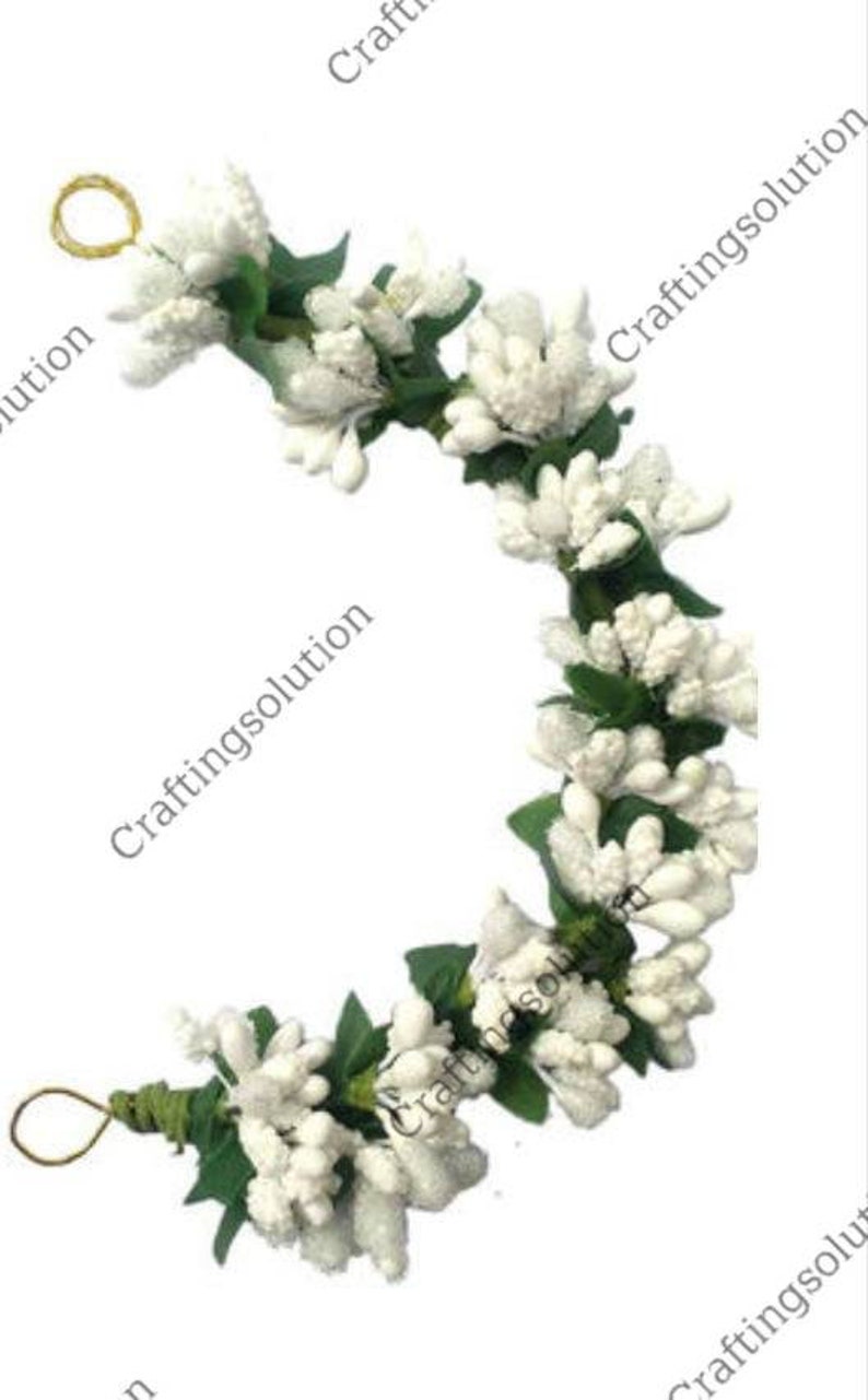 Artificial Flower Gajra Hair Accessories Pollen Flower Jewellery ...
