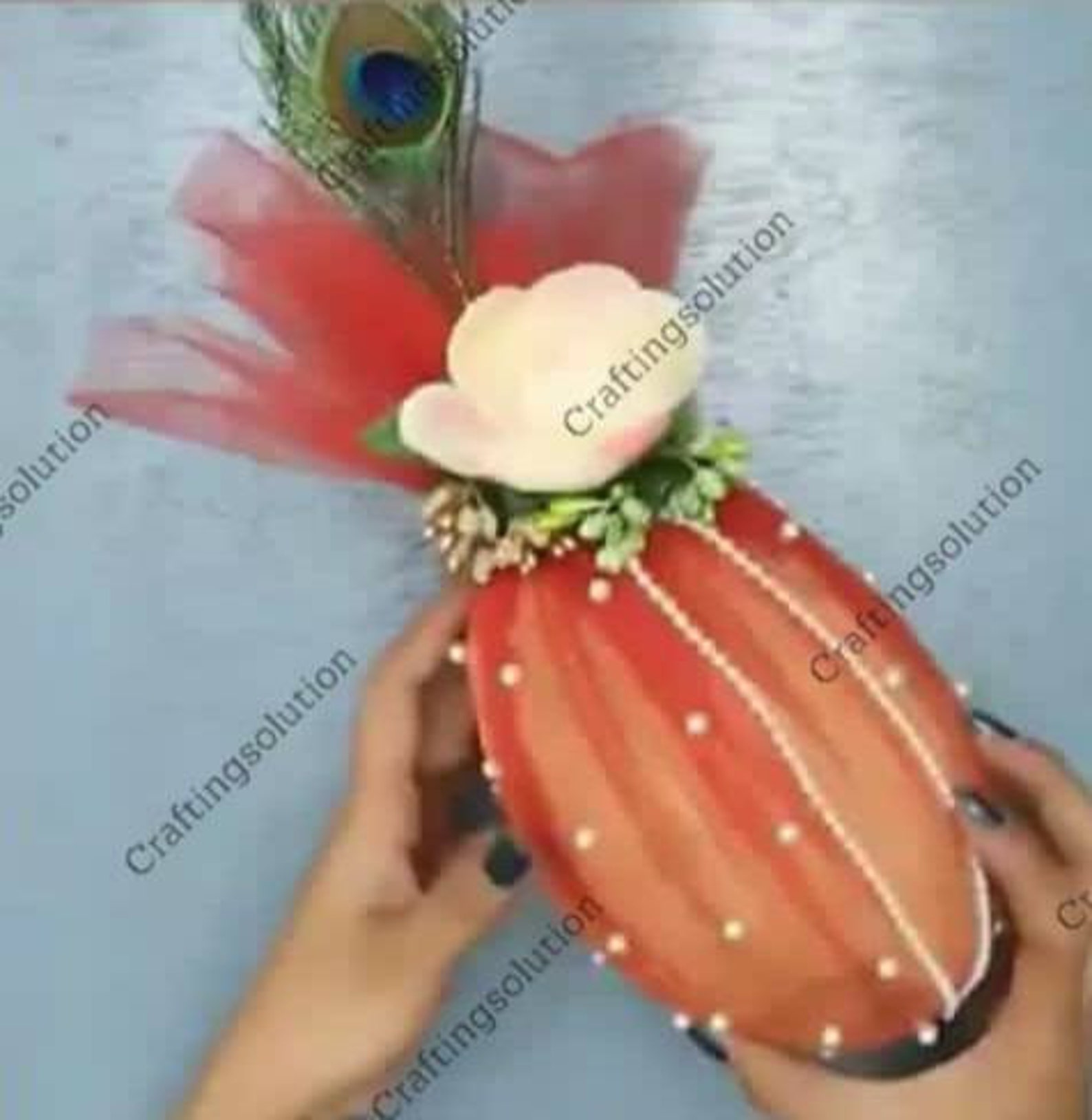 Decorative Sagun Nariyal Coconut for Pooja Decorated Nariyal ...