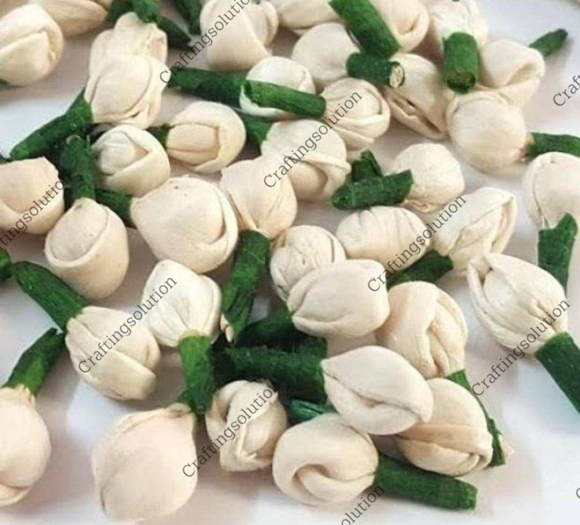 Beautiful Fake Mogra Real Look Flower Jasmine Buds White Color Flower ...