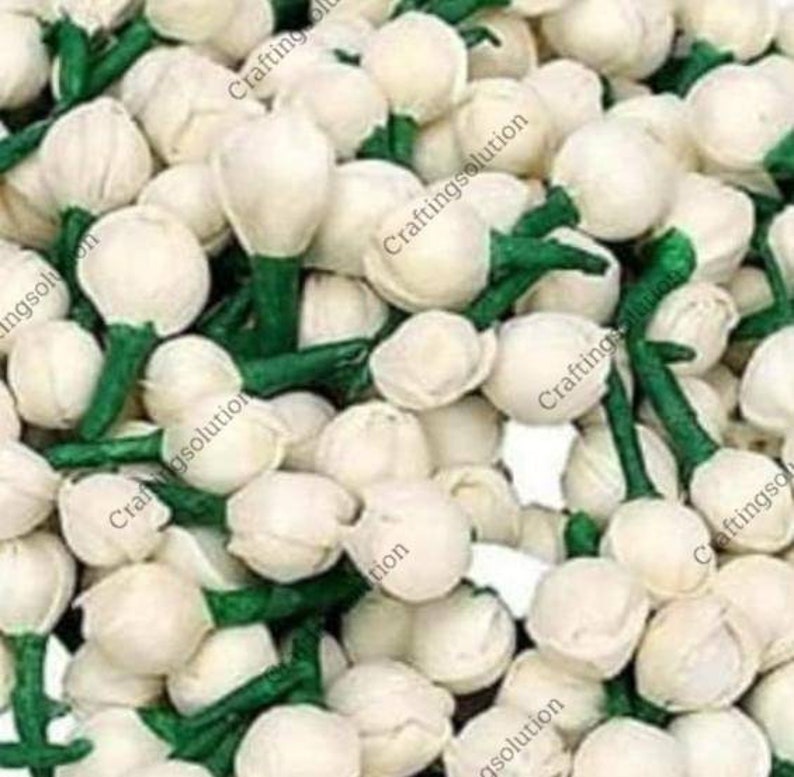 Beautiful Fake Mogra Real Look Flower Jasmine Buds White Color Flower ...