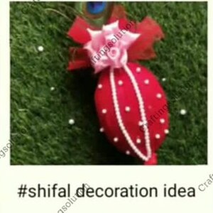 Decorative Sagun Nariyal Coconut for Pooja Decorated Dried Nariyal ...