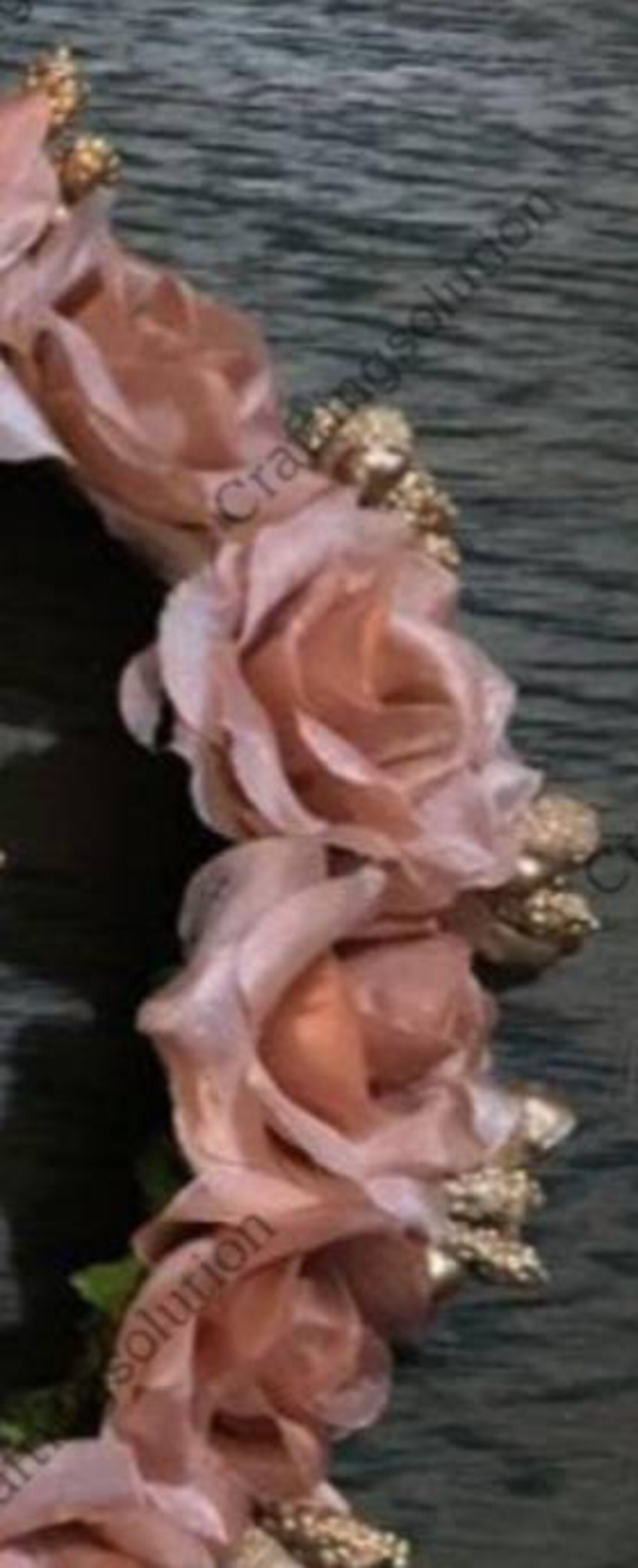 Bridal Hair Bun Veni Tiara Hair Juda Decor Accessories Flower Jewellery ...