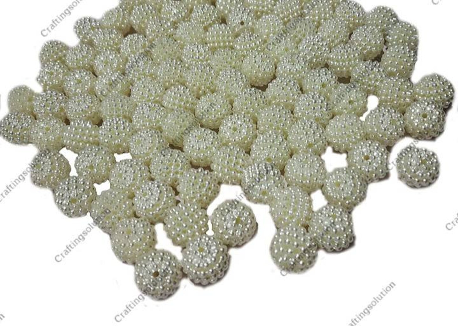 1 10 Piece Berry Beads Moti Ball for Crafting Jewellery Making Item ...