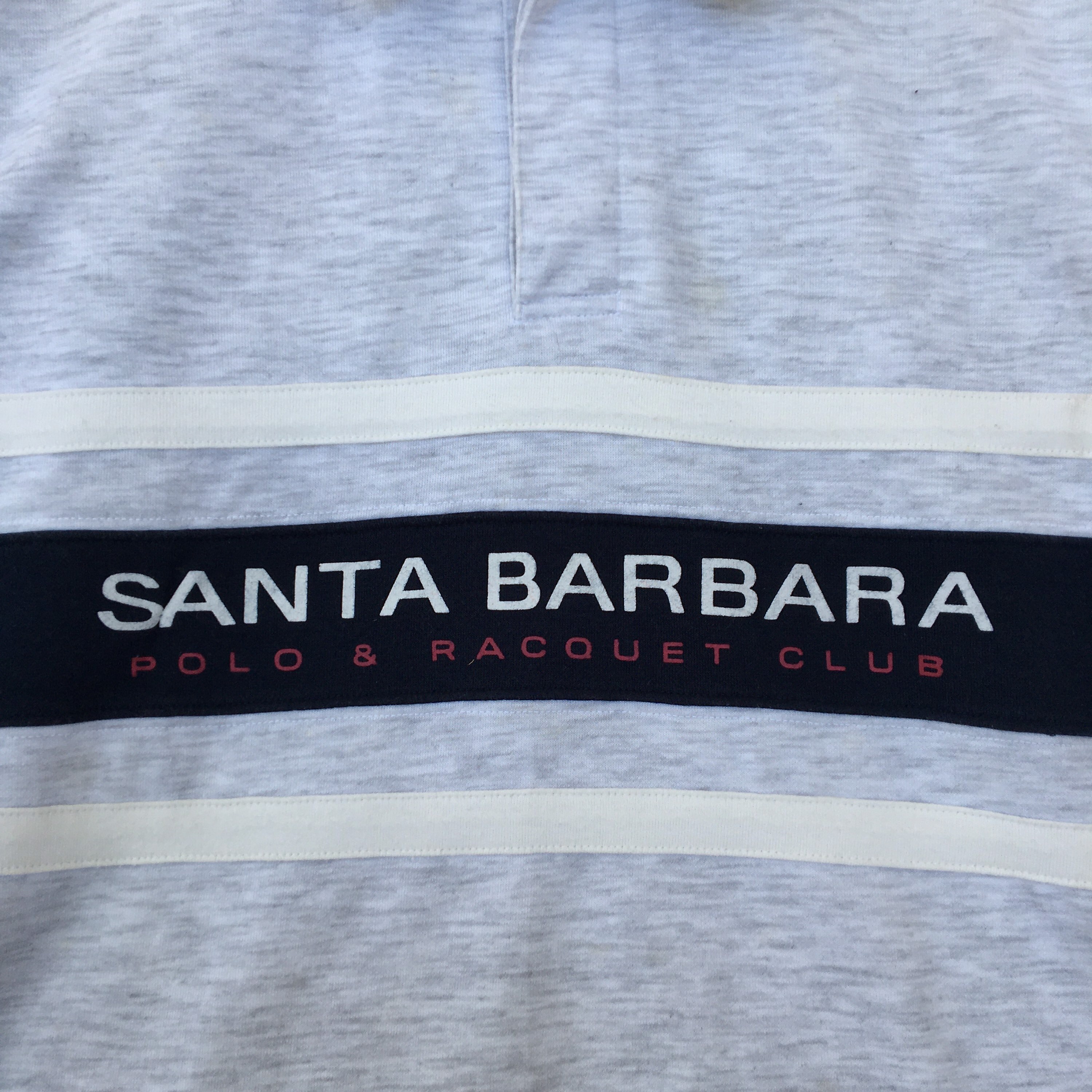 Santa Barbara Polo And Racquet Club Sweatshirt Button Up | Etsy