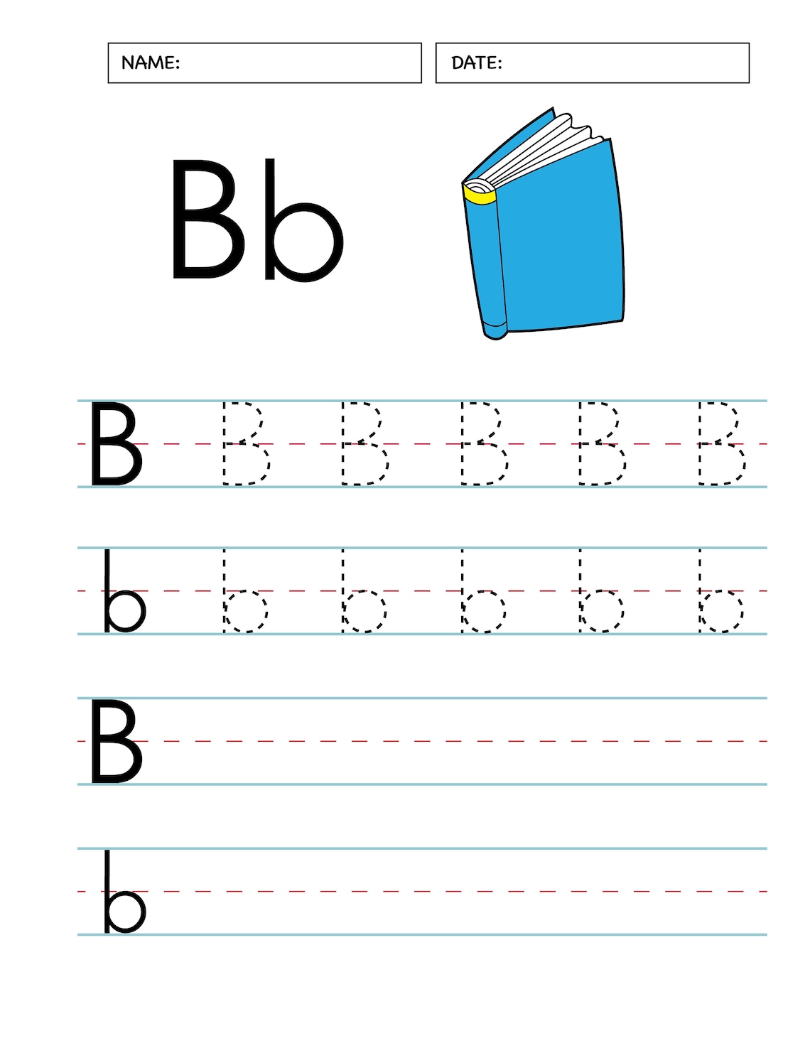 My ABC Workbook: Learn The Alphabet Activity Book | Etsy