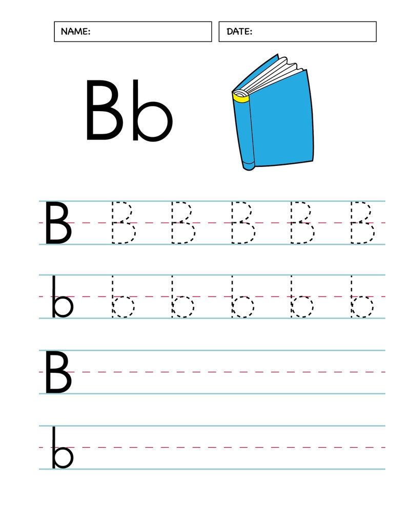 My ABC Workbook: Learn the Alphabet Activity Book, Kindergarten ...