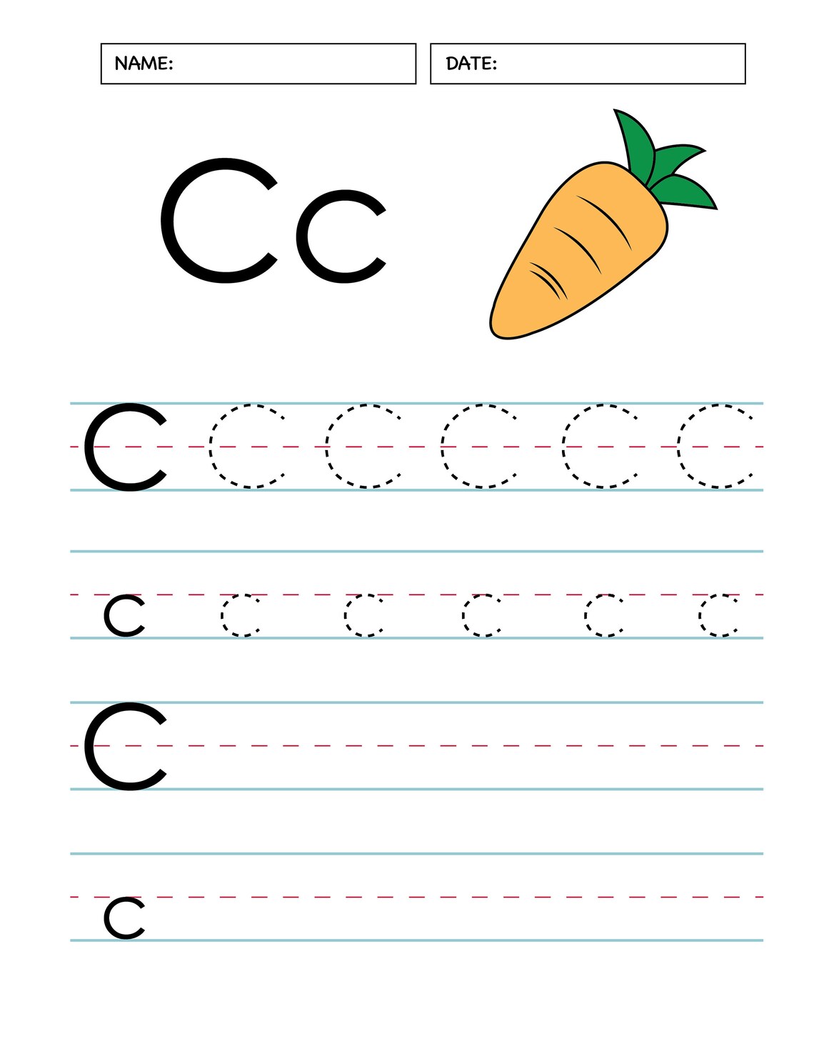 My ABC Workbook: Learn The Alphabet Activity Book | Etsy