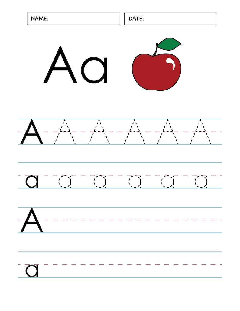 My ABC Workbook: Learn the Alphabet Activity Book, Kindergarten ...