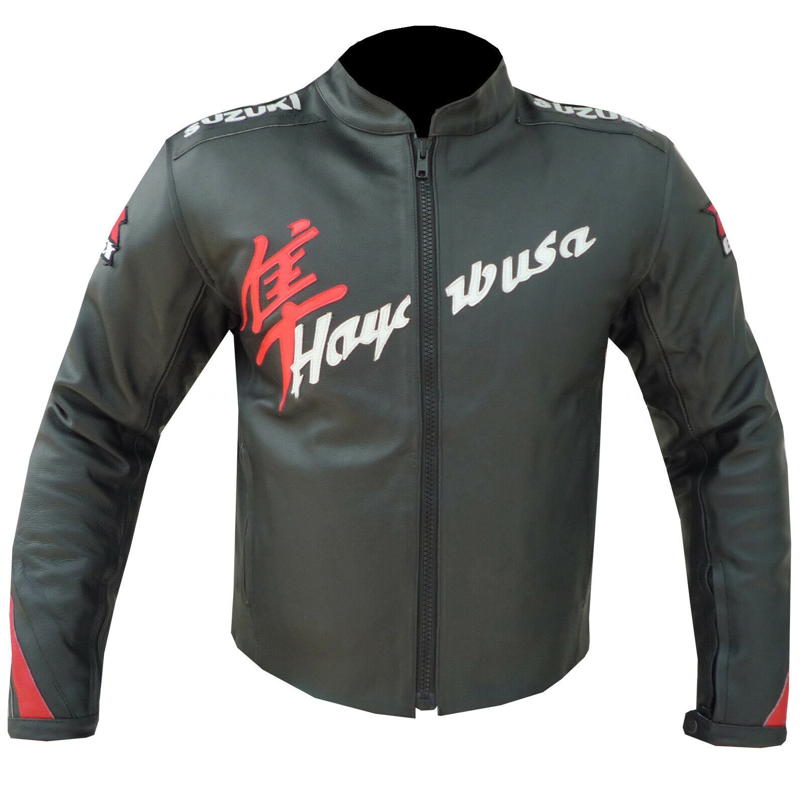 Hand Made Suzuki Hayabusa Motorcycle Leather Jacket Motorbike - Etsy