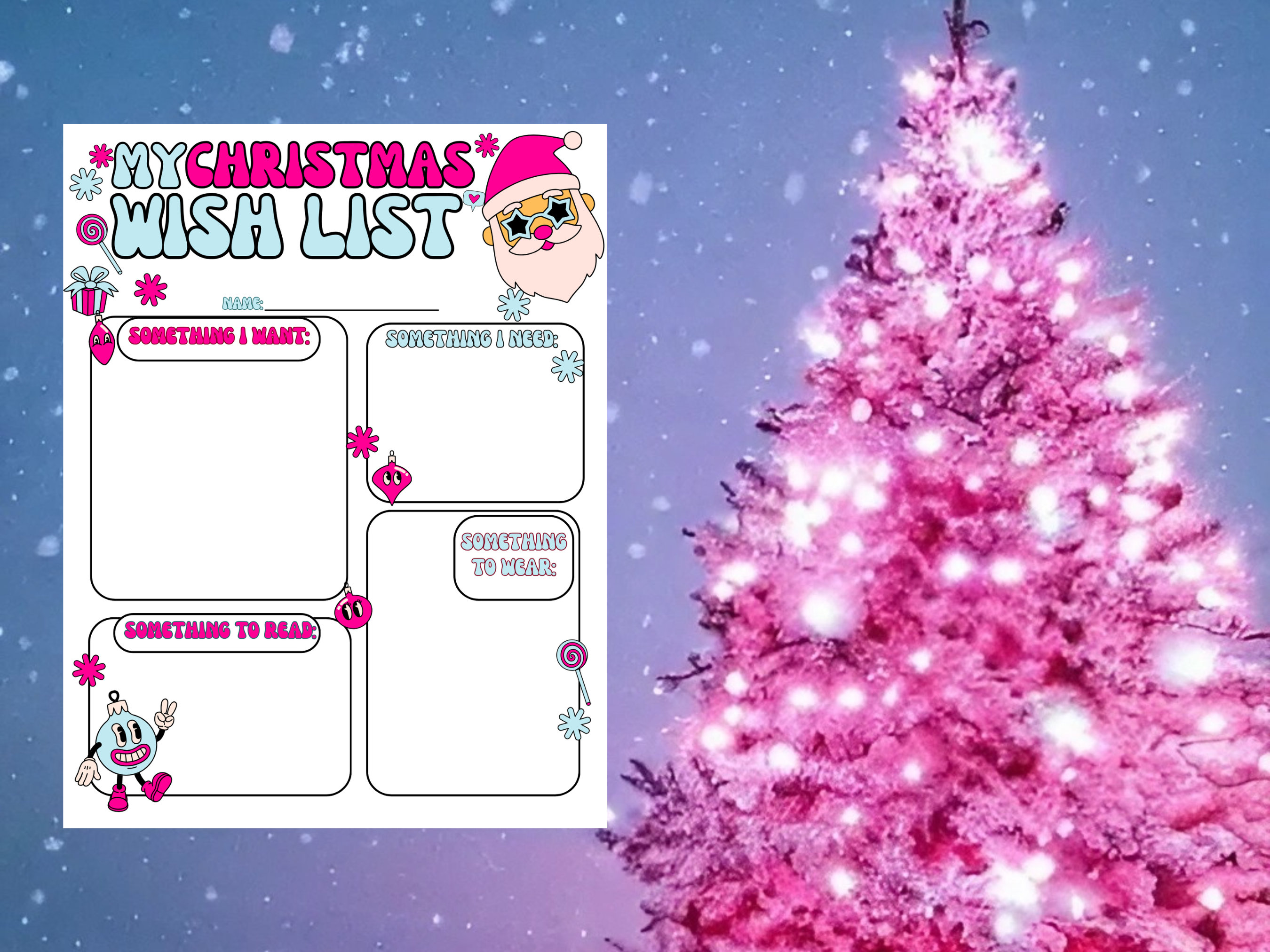 Secret Santa Questionnaire | Santa Letters | Christmas List | Christmas ...
