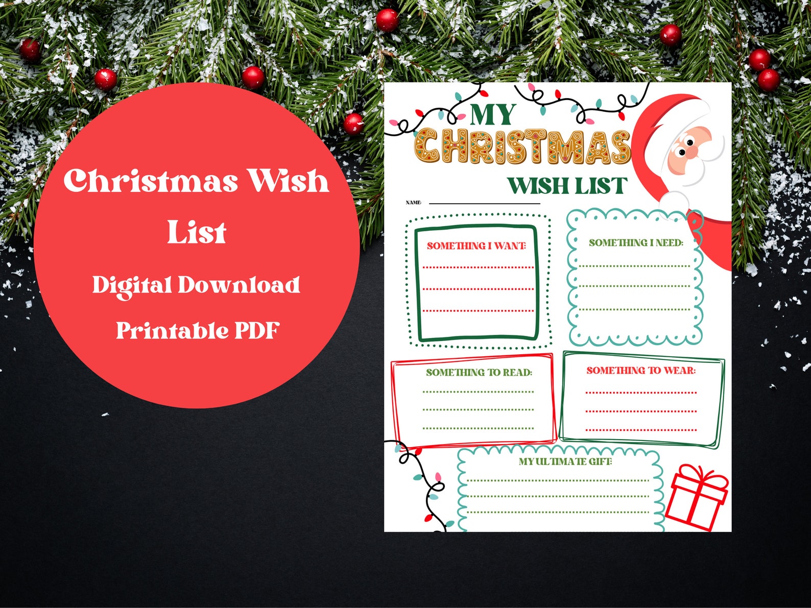 Christmas Wish List | Holiday Wish List | Christmas List | Christmas ...