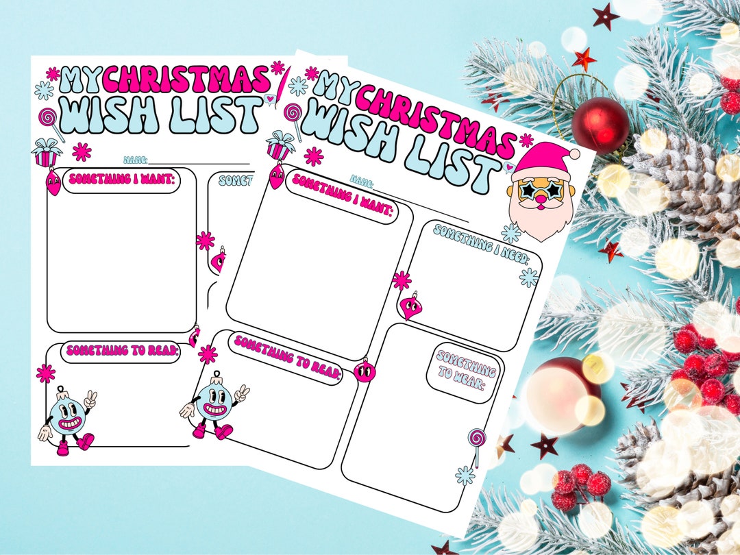 Secret Santa Questionnaire | Santa Letters | Christmas List | Christmas ...