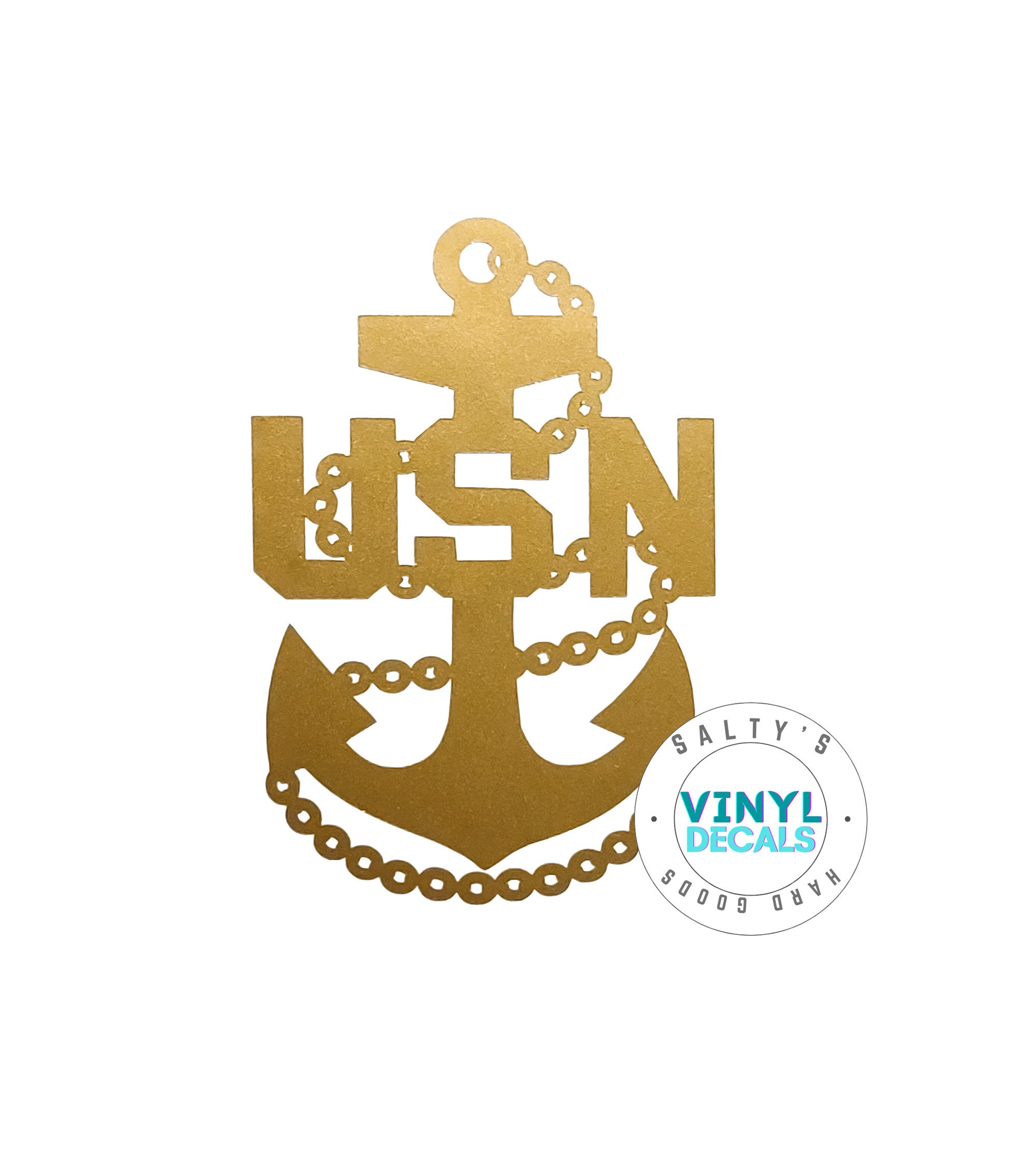 US Navy Chief CPO Anchor Vinyl Decal Car/truck Decal - Etsy