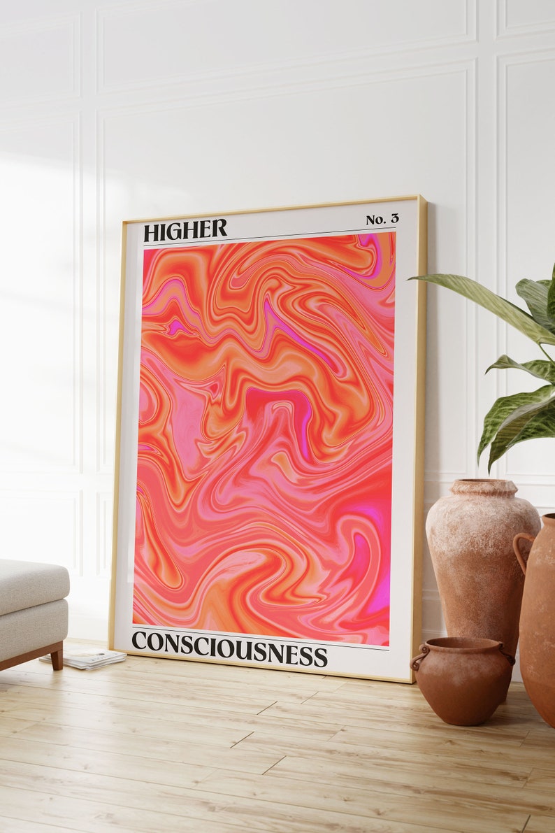 Aura Poster Gradient Wall Art Motivational Poster - Etsy