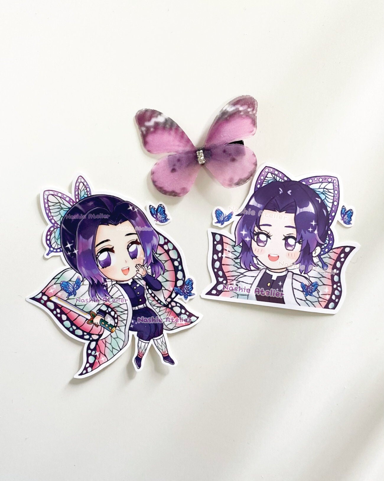 Demon Anime Butterfly Poison Girl Weatherproof/Waterproof Sticker Decal ...