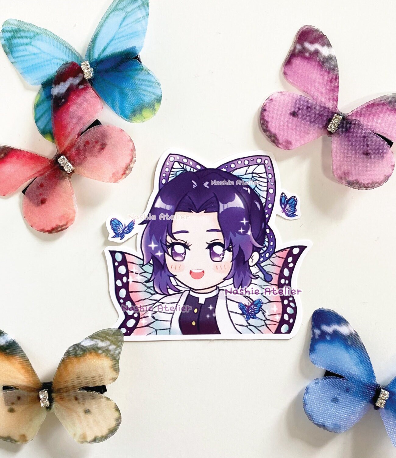 Demon Anime Butterfly Poison Girl Weatherproof/Waterproof Sticker Decal ...