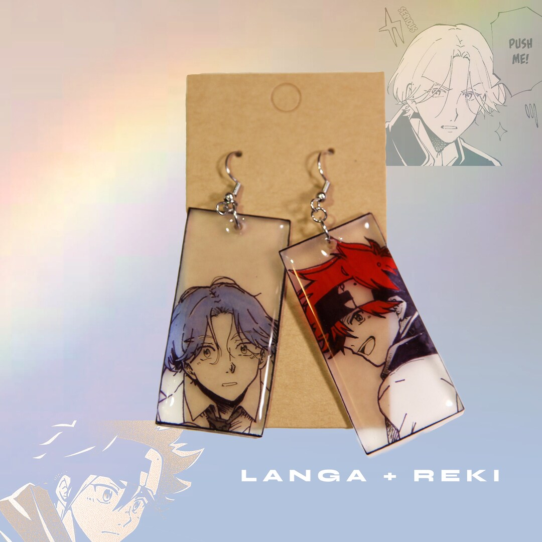 Anime Manga Panel Earrings - Etsy