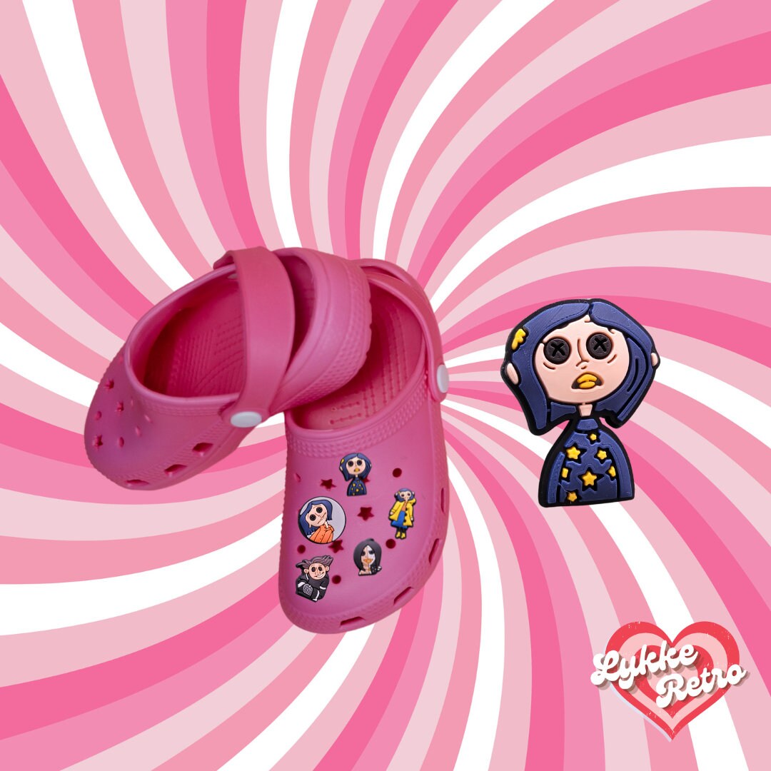 Coraline Inspired PVC Croc/shoe Charms - Etsy