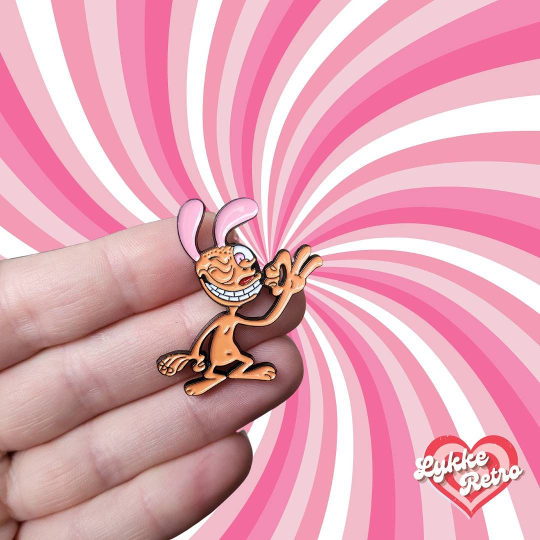 The Ren & Stimpy Show Enamel Pin Badge Ren - Etsy