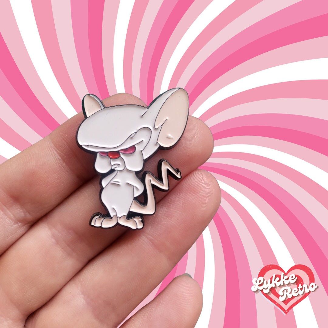Seconds Pinky and the Brain Inspired Enamel Pin Badge the - Etsy