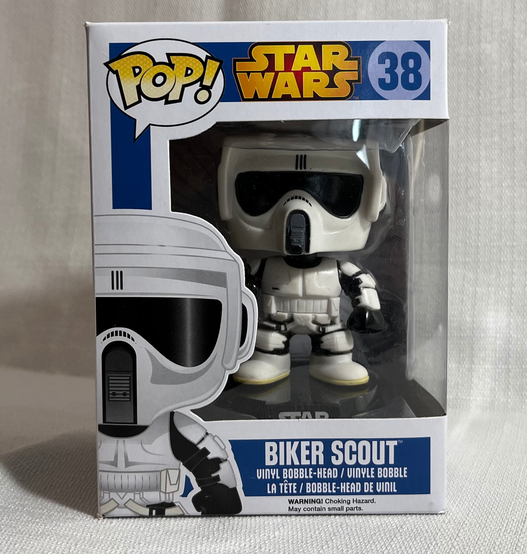 Biker Scout Star Wars Funko Pop Vinyl Action Figure Bobble Head 38 Etsy